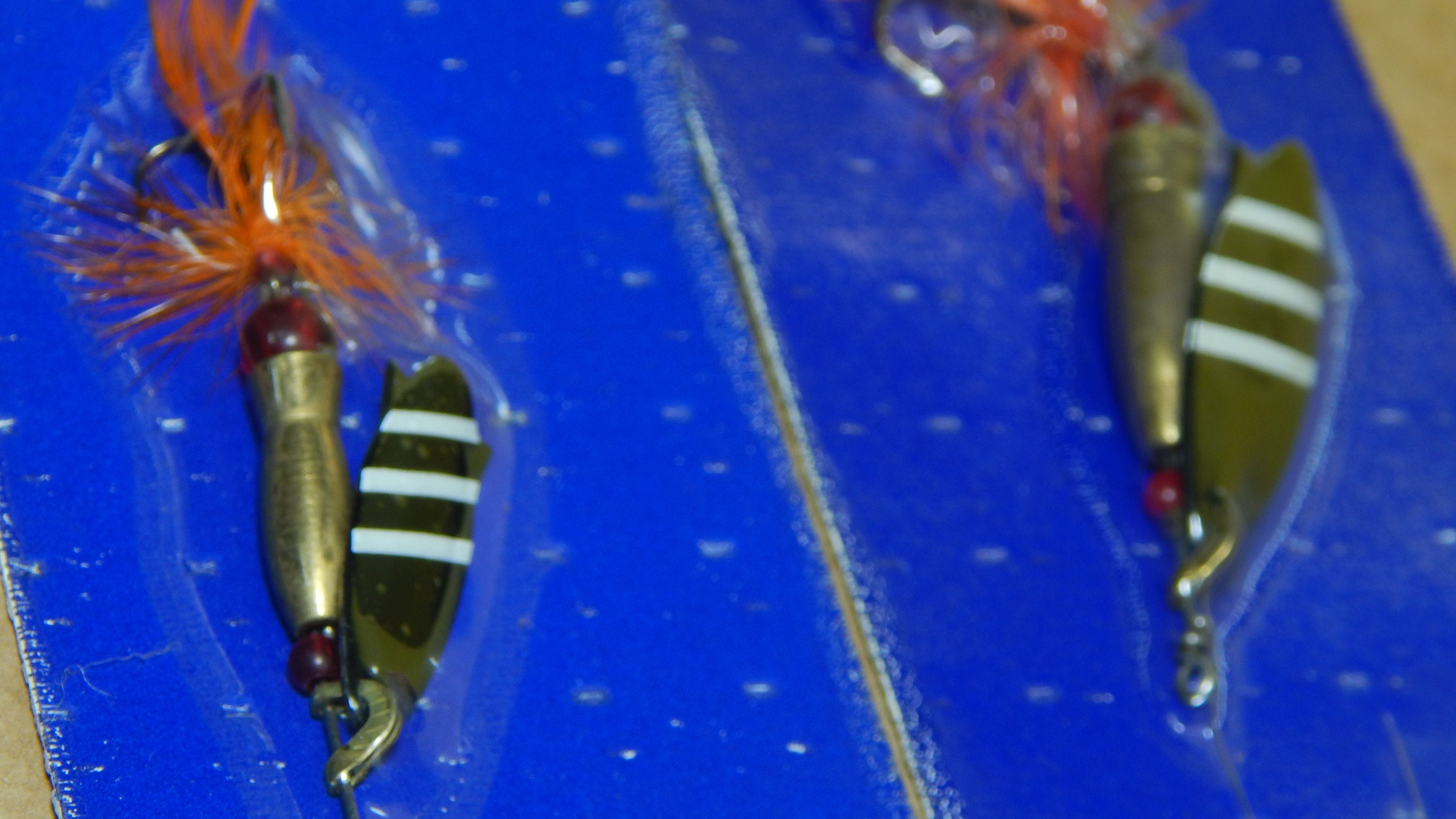 Early 80s' Vintage ABU Toby Spin 8g Z and 4g Z Spinners-unfished on ...