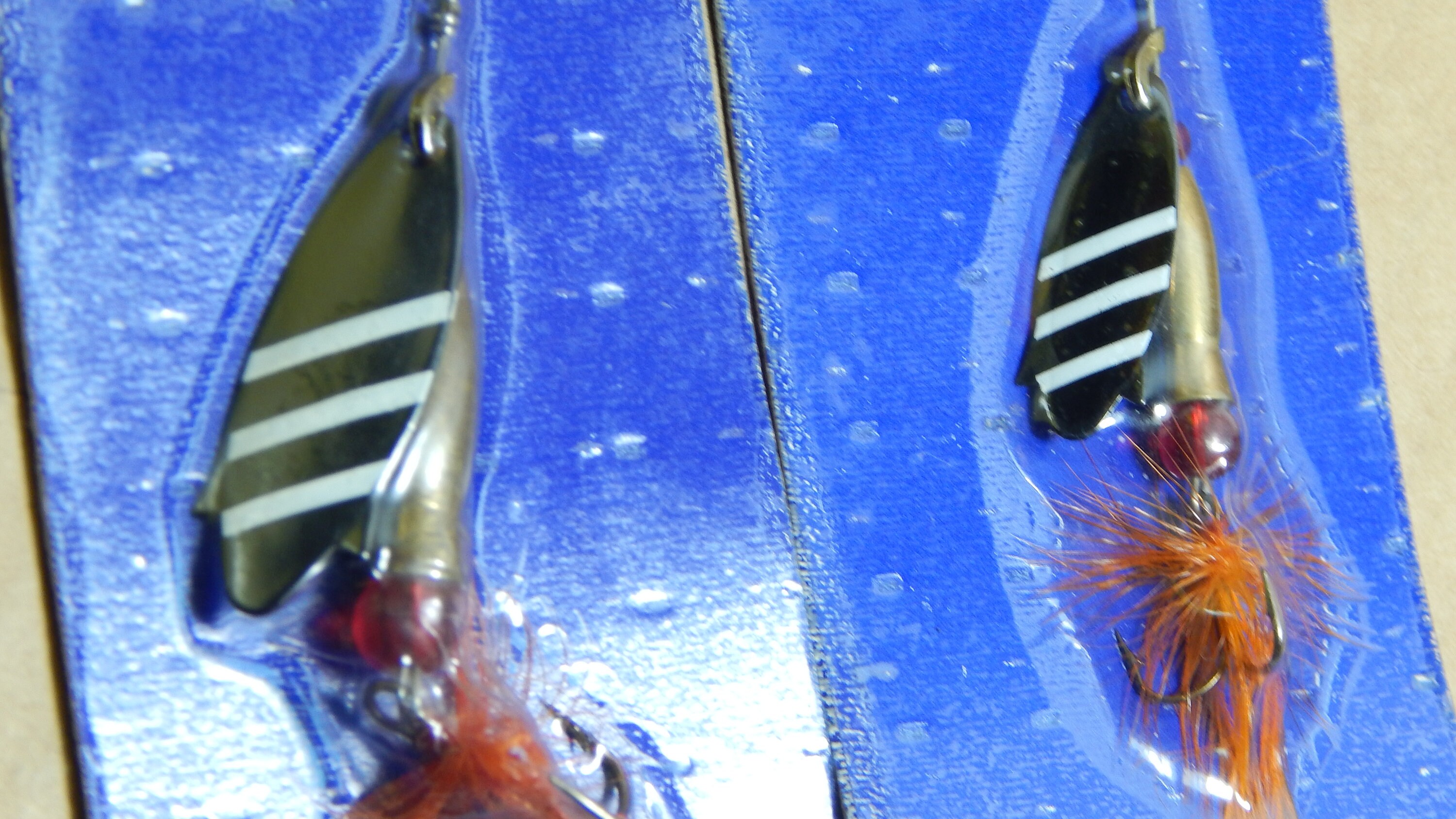 Early 80s' Vintage ABU Toby Spin 8g Z and 4g Z Spinners-unfished on ...