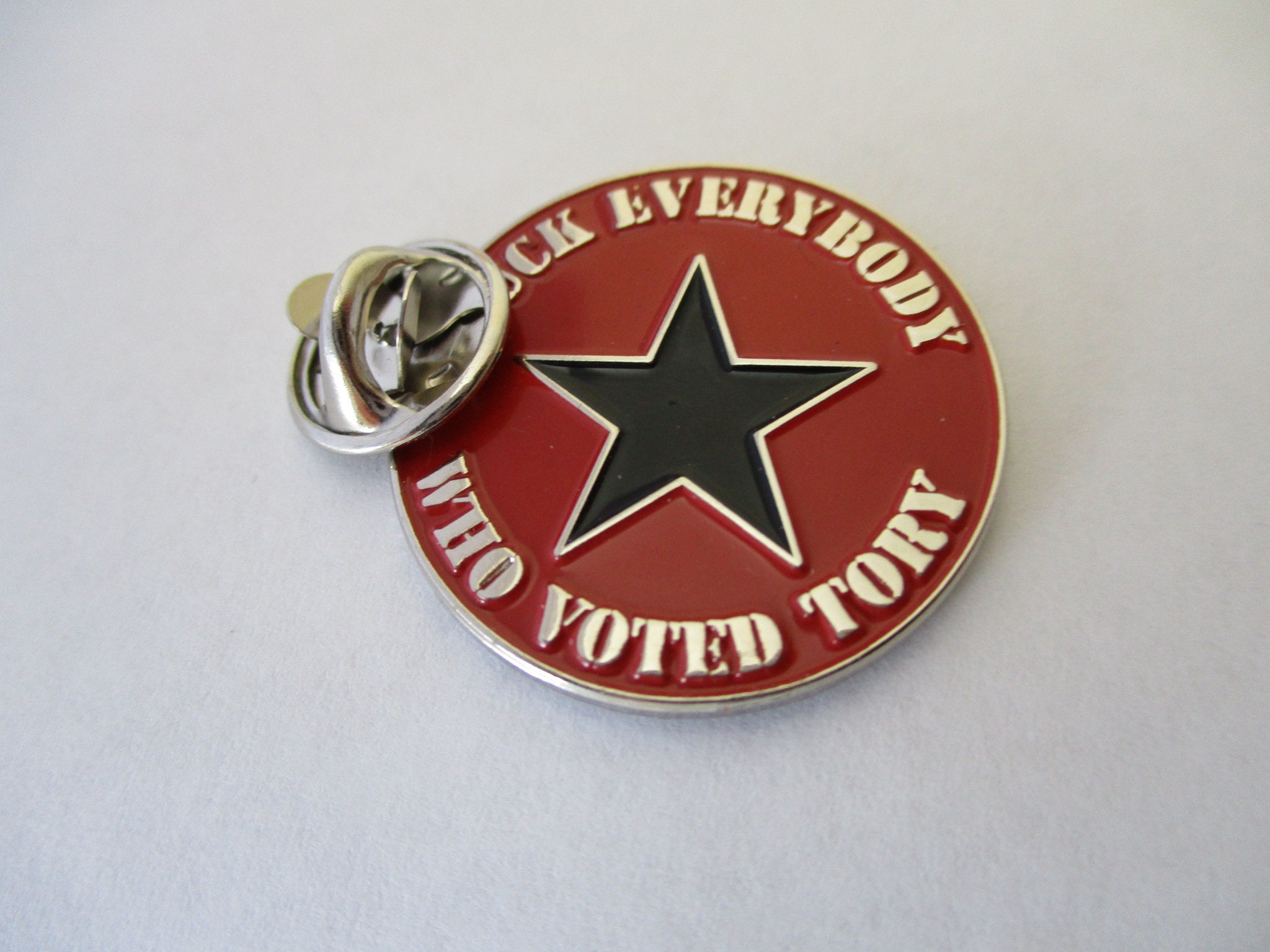 ANTI TORY Metal Badges - Etsy UK