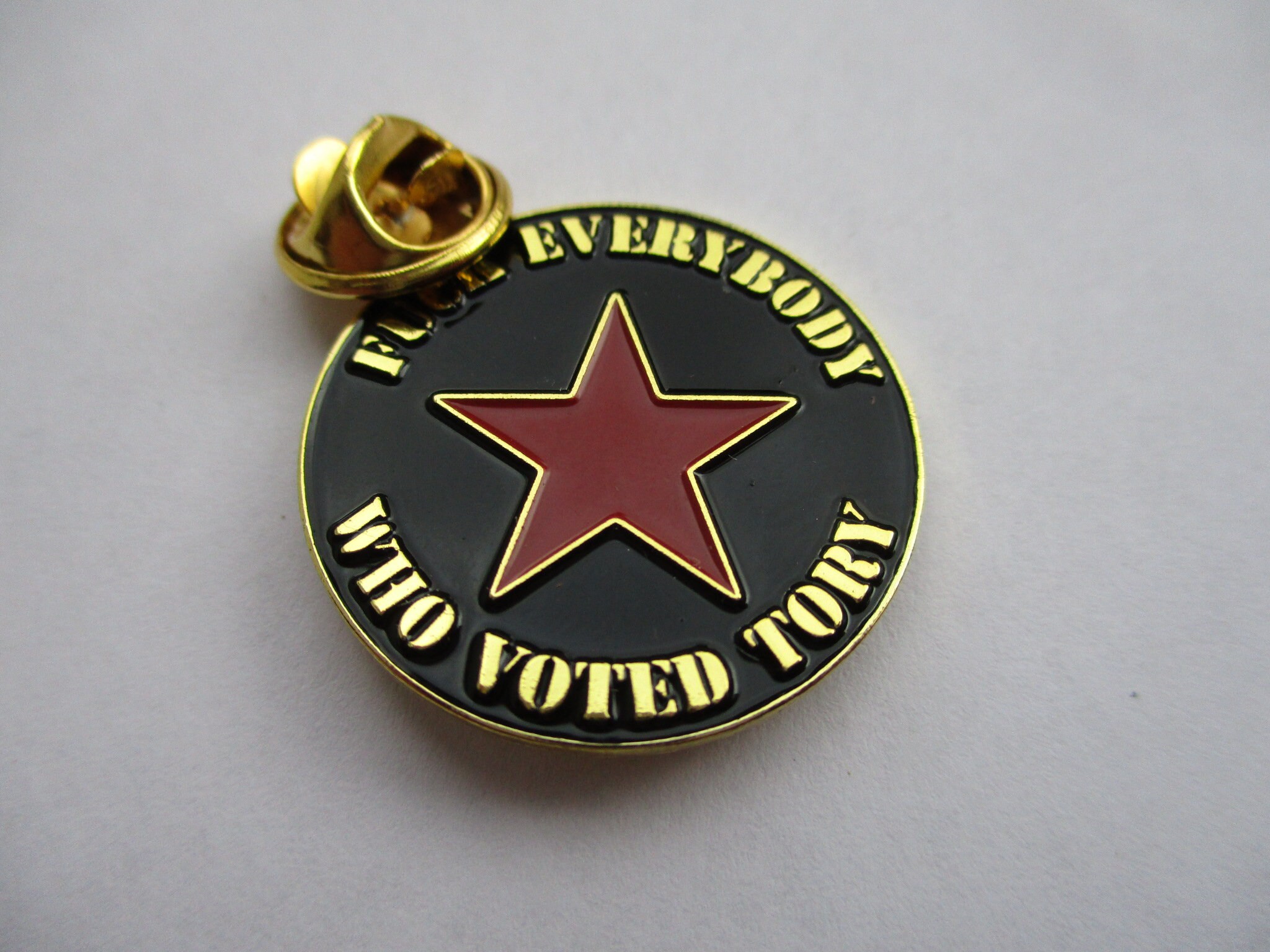 ANTI TORY Metal Badges - Etsy UK
