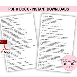 Camp Songbook for LDS Girls Camp / Young Women Camp / Other Youth Camps ...