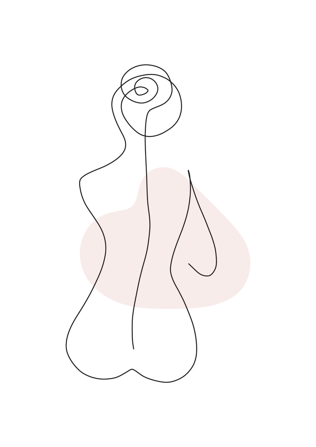 Line Drawing Female Body Home Artwork Home Prints Line Art - Etsy
