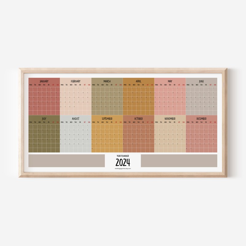 Wall Planner - Etsy