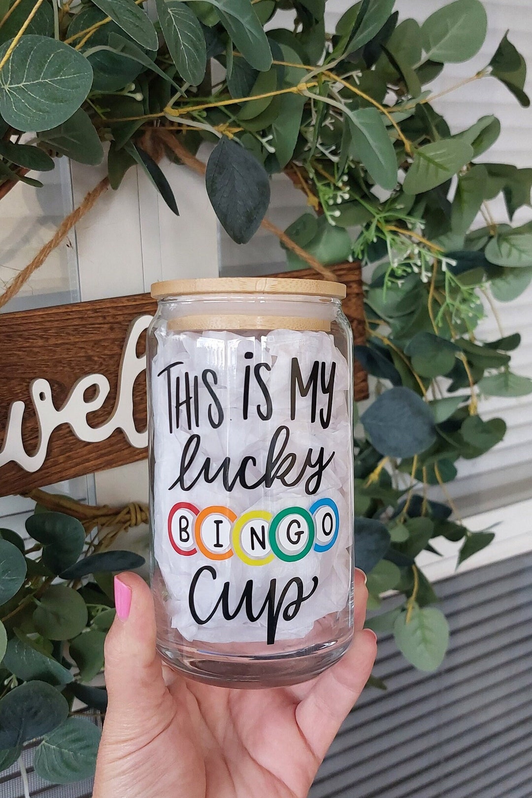 Lucky Bingo Cup, Bingo Queen Cup, Bingo Gift Ideas, Bingo Tumbler, Iced ...