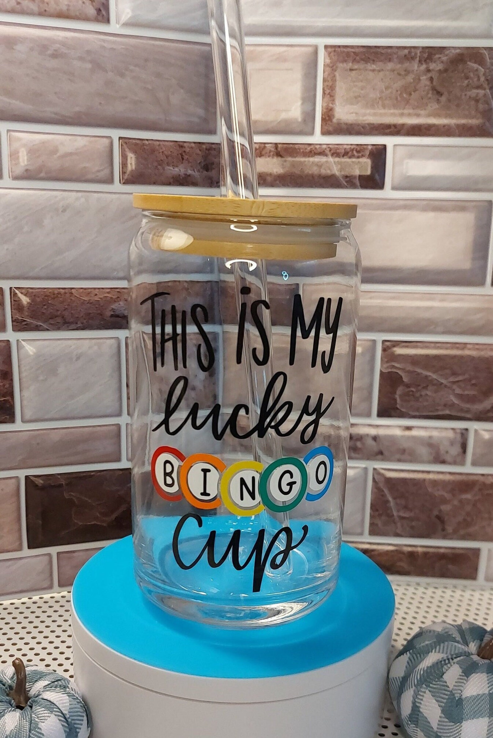 Lucky Bingo Cup, Bingo Queen Cup, Bingo Gift Ideas, Bingo Tumbler, Iced ...