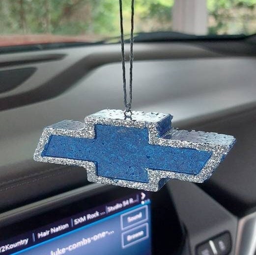 Chevy Emblem Car Air Freshener Freshie, Chevy Accessories, Chevy Bowtie ...