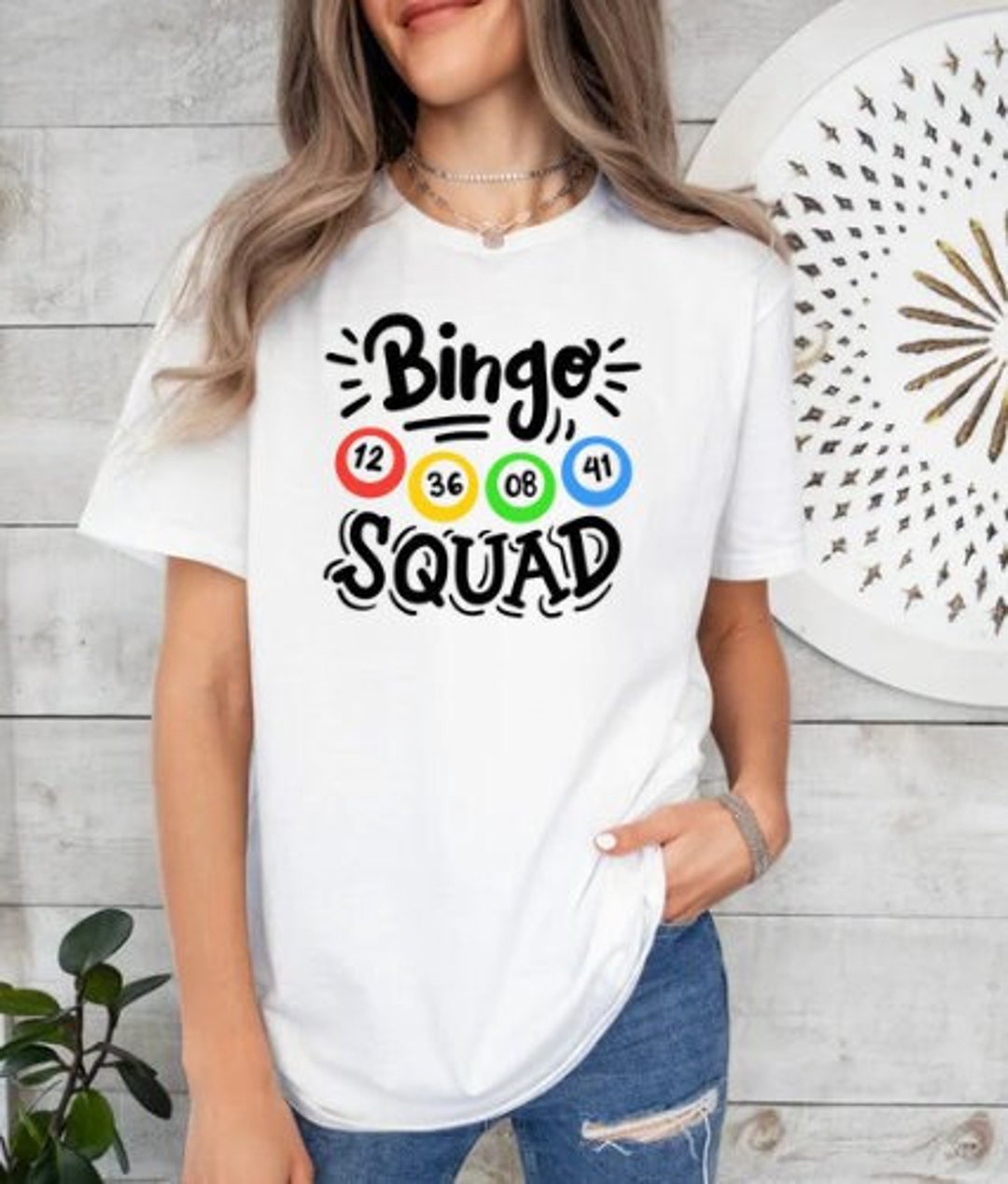 Bingo Squad Shirt, Bingo T-shirt, Bingo Game Lover, Funny Bingo Player ...