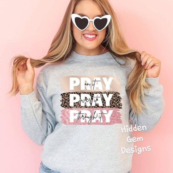 Pray Sweatshirt - Etsy