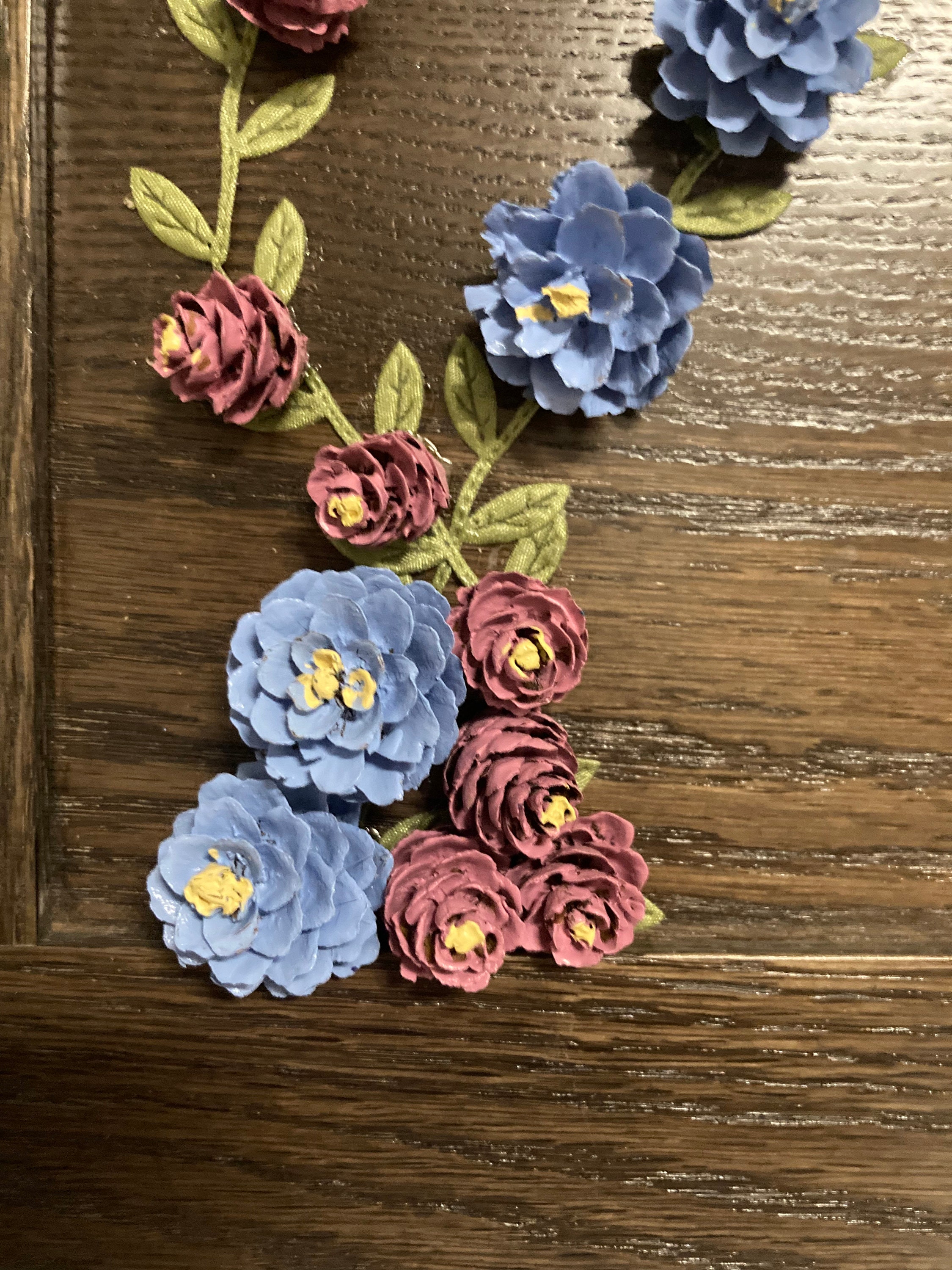 Pine Cone Floral Art - Etsy