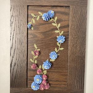 Pine Cone Floral Art - Etsy