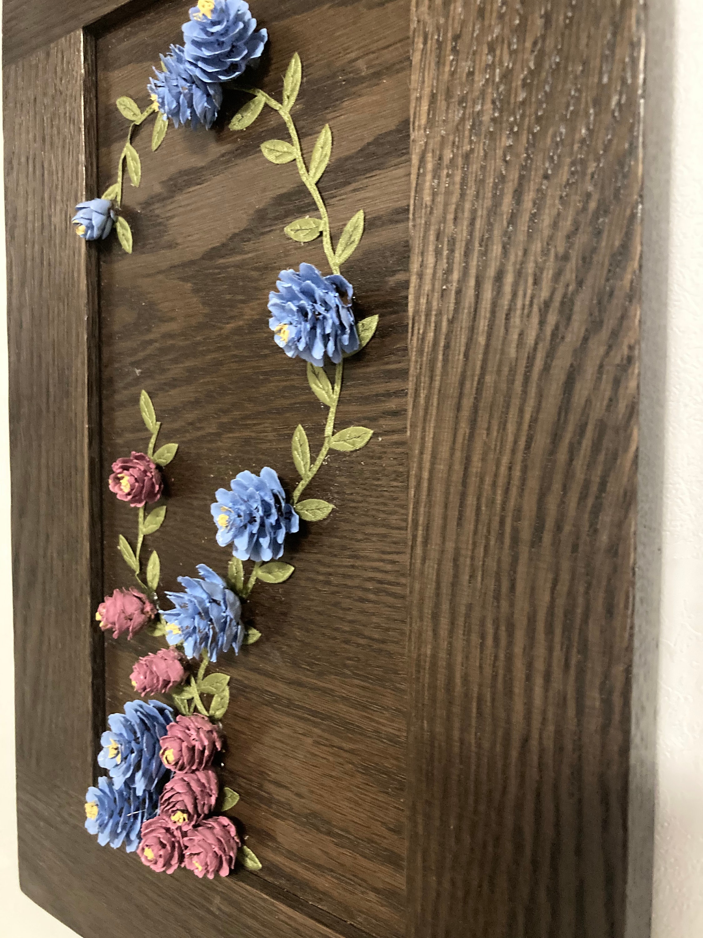 Pine Cone Floral Art - Etsy