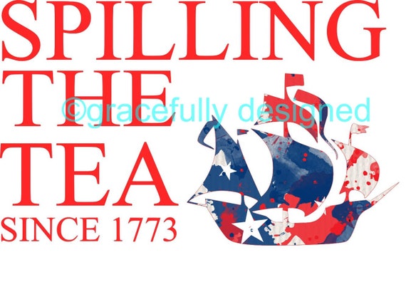 Spilling the Tea PNG - Etsy