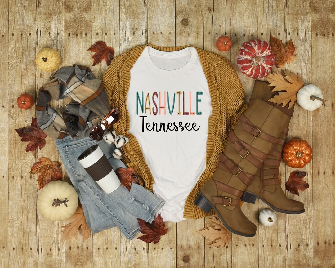 Nashville TN Lettering PNG - Etsy