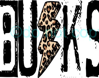 BUCKS Doodle Letters Transparent Background Sublimation PNG and SVG ...