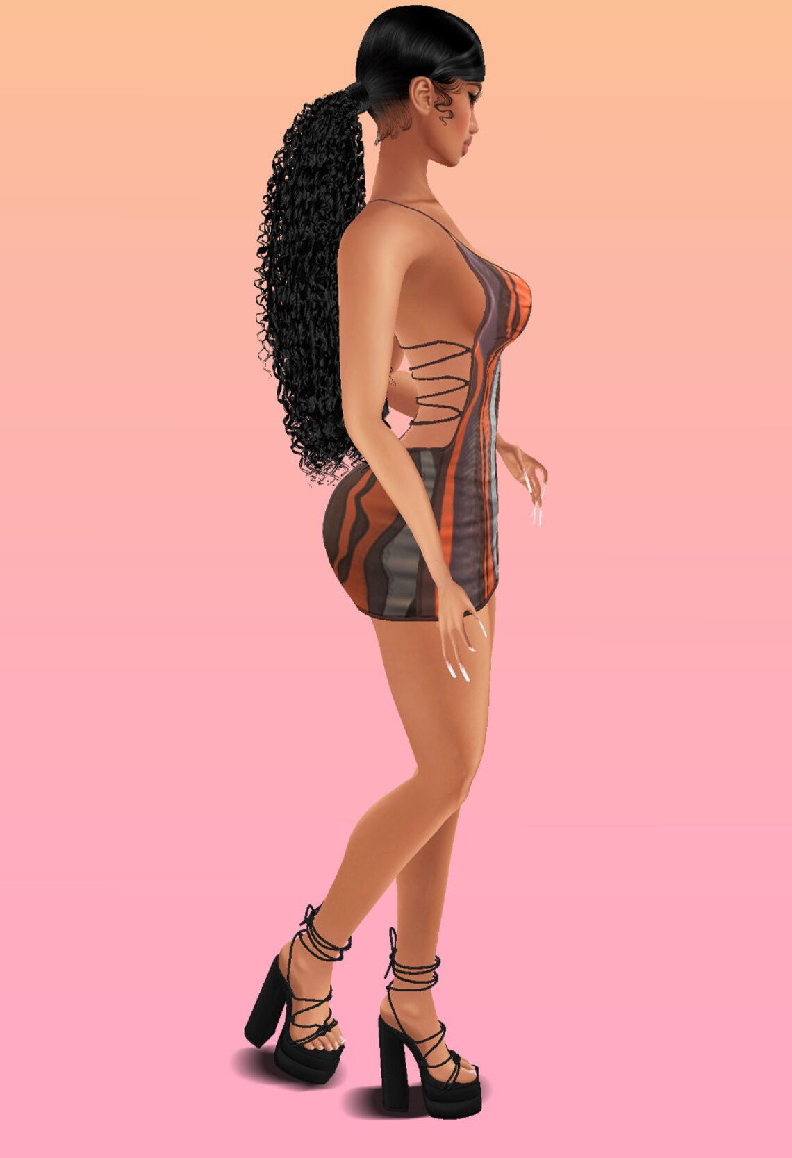 IMVU Still Avatar Royalty .XAF Format With Instant Import .CHKN Project for Creators Free to ...
