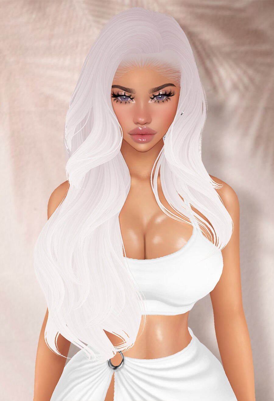 IMVU Hair Texture Balayage Cantaloupe Blonde Tone Premium High Quality Textures 256x256 Size ...