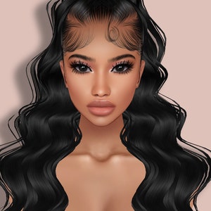 IMVU Mesh Head - Crystal High Quality .JPG Texture, Opacity Maps + FREE ...