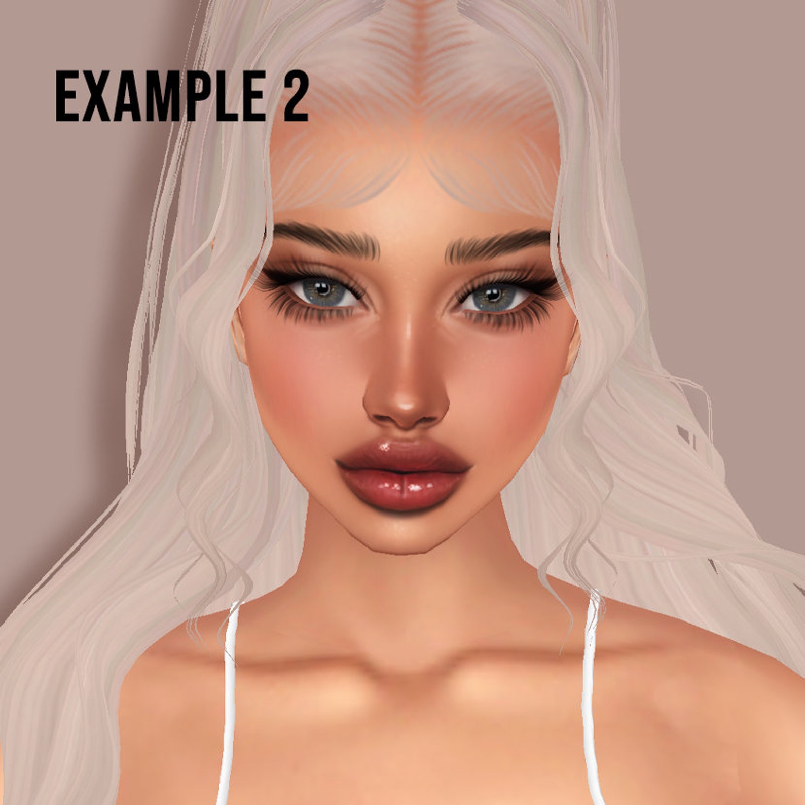 Any-skin Opacity Maps - IMVU Textures for Making Mesh Heads Transparent ...