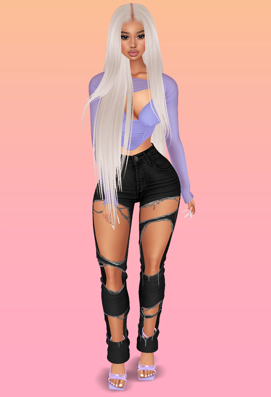 IMVU Still Avatar - Cindy | .XAF Format With Instant Import .CHKN Project for Creators! Free to ...