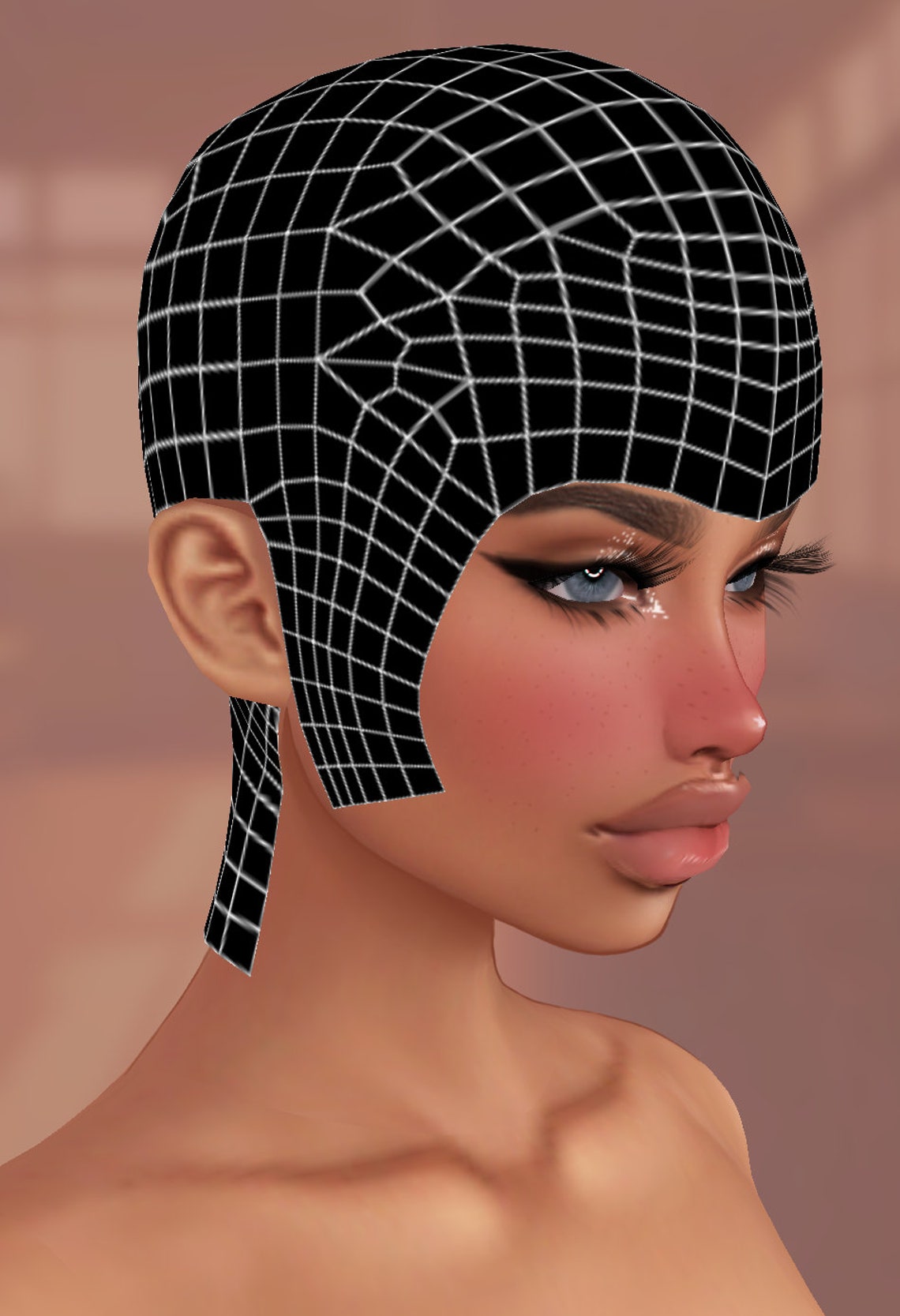 2023 IMVU Baby Hair Bundle full Mesh 9 FREE Opacity Maps Sleek Baby ...