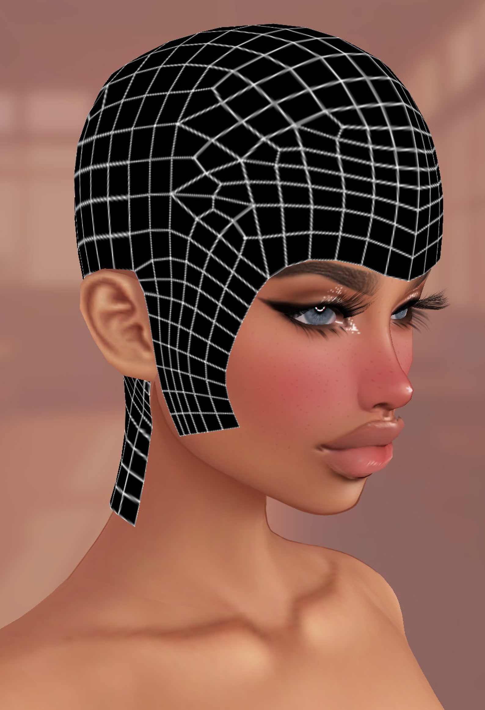 2023 IMVU Baby Hair Bundle (full Mesh) + 9 FREE Opacity Maps | Sleek ...