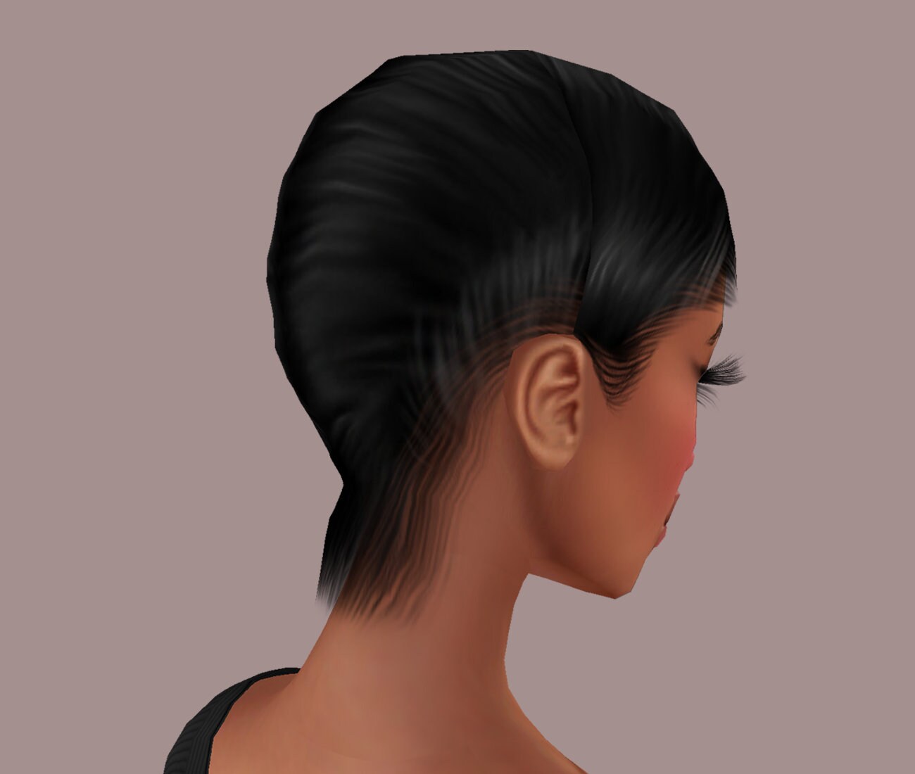 Natalie Baby Hair Opacity Map for IMVU | BBH | Baby Hair Texture ...