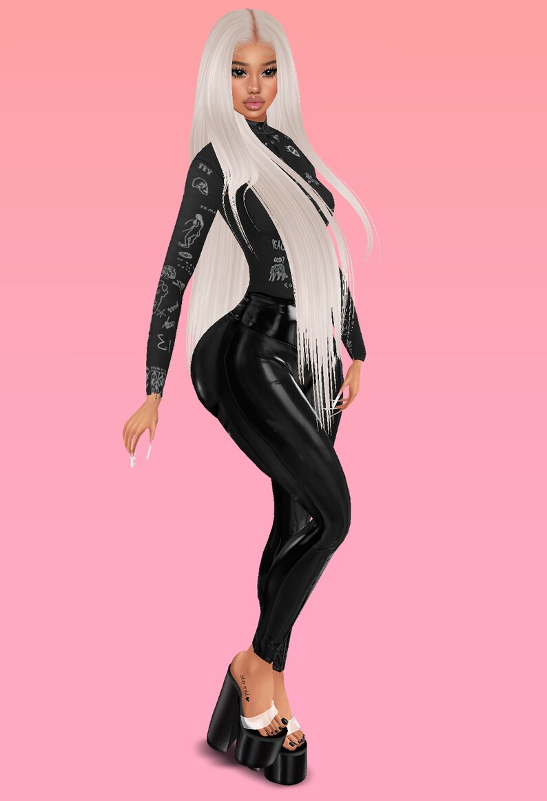 IMVU Still Avatar Daria .XAF Format With Instant Import .CHKN Project for Creators Free to Leave ...