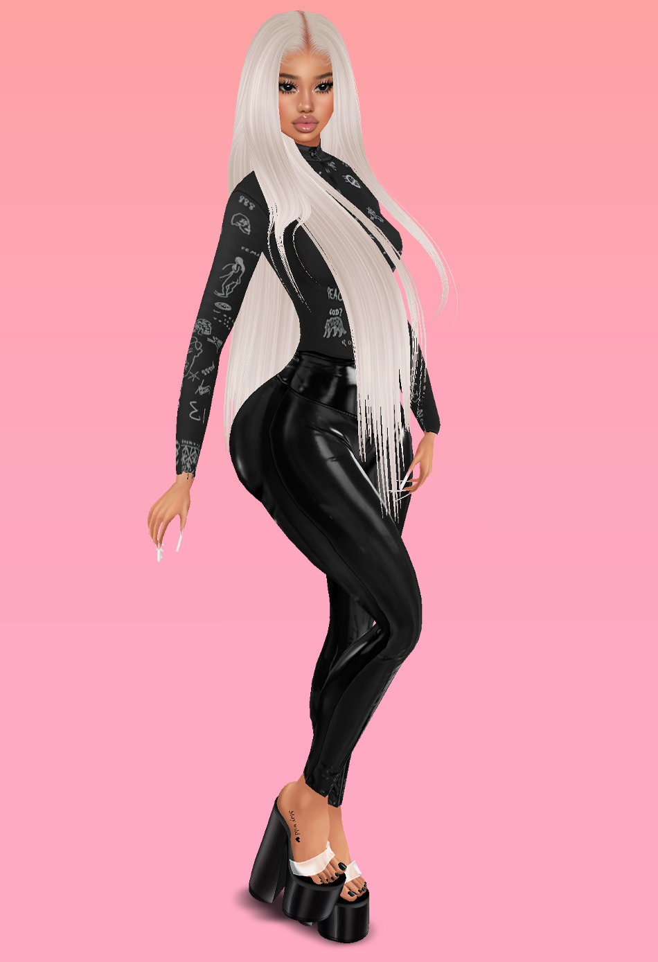 IMVU Still Avatar - Daria | .XAF Format With Instant Import .CHKN Project for Creators! Free to ...