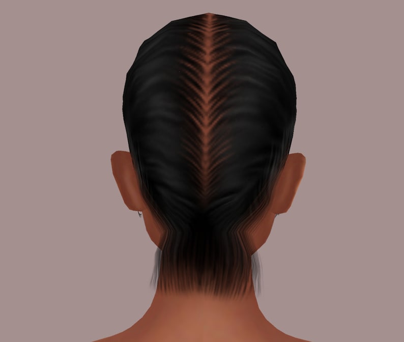 Natalie Baby Hair Opacity Map for IMVU | BBH | Baby Hair Texture ...