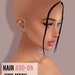 IMVU Hair Add-on Mesh .XMF Double Hair Strands File + Free Texture and ...