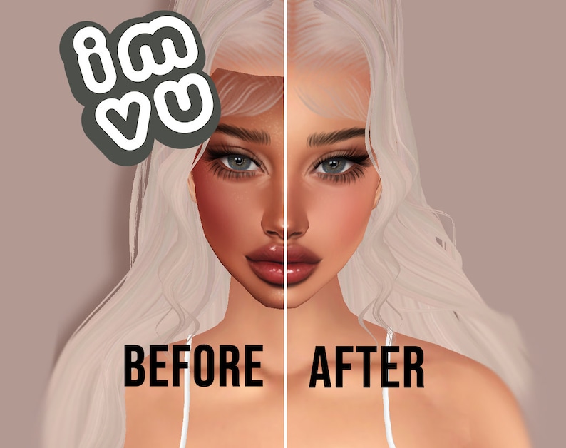 Any-skin Opacity Maps - IMVU Textures for Making Mesh Heads Transparent ...