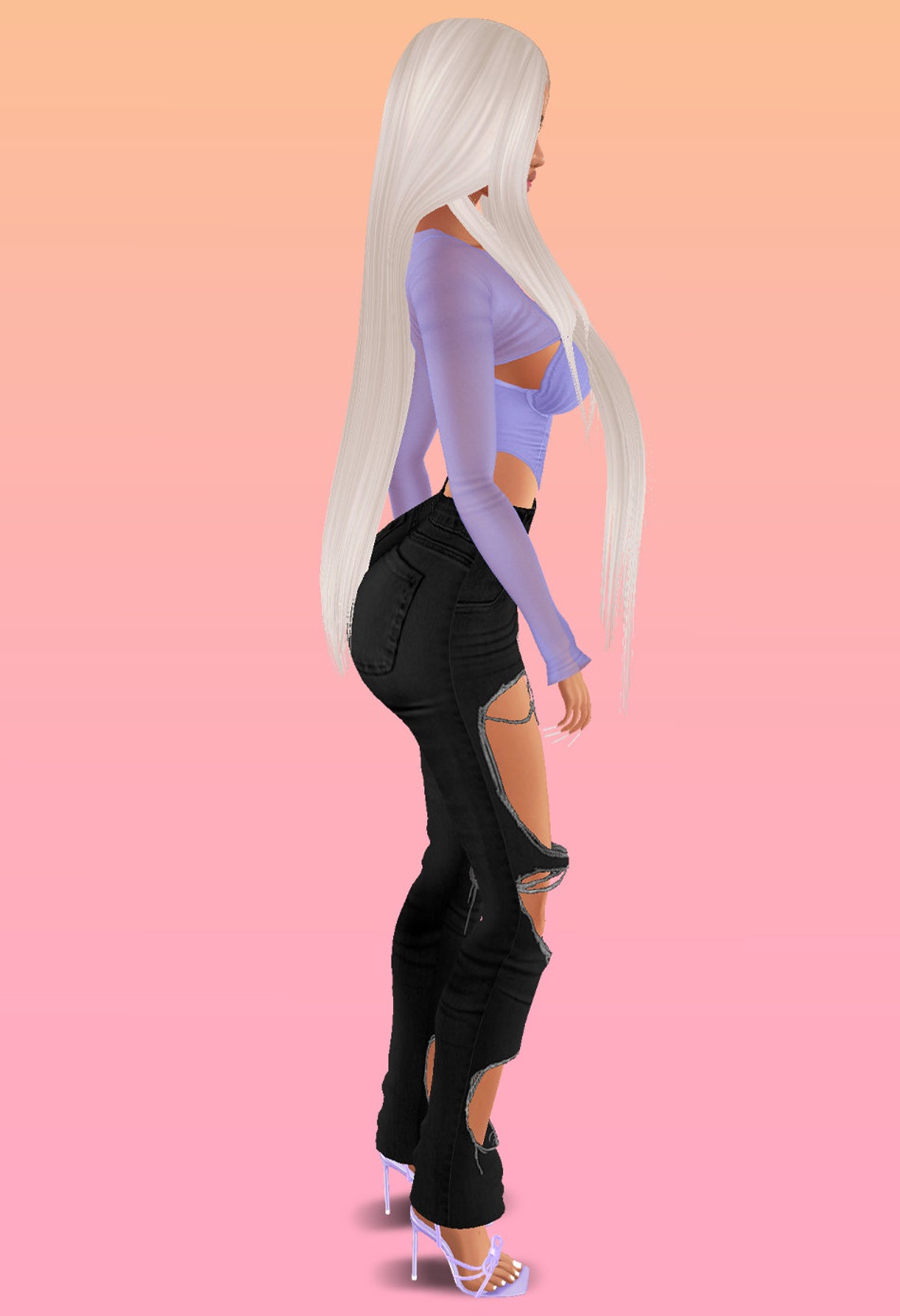IMVU Still Avatar - Cindy | .XAF Format With Instant Import .CHKN Project for Creators! Free to ...