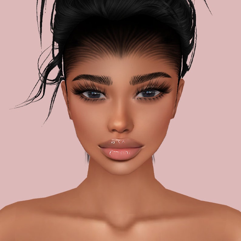 IMVU Baby Hair .xmf MESH (full) + 2 FREE Opacity Maps - Etsy