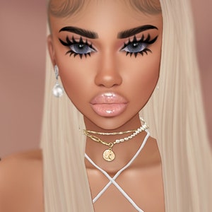 IMVU Mesh Head - Monique High Quality .JPG Texture, Opacity Maps + FREE ...