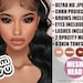 IMVU Mesh Head Crystal High Quality .JPG Texture, Opacity Maps FREE ...