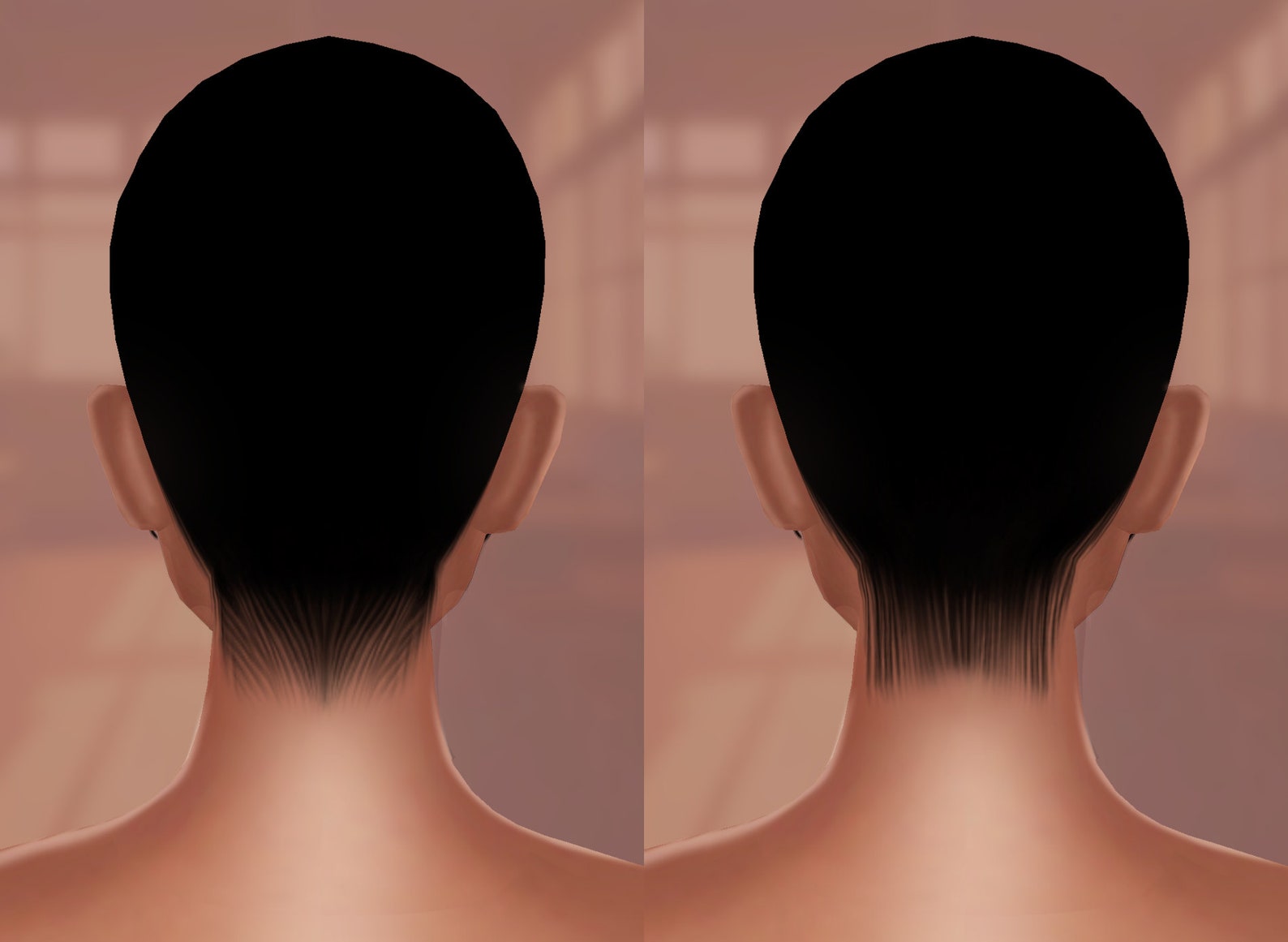 2023 IMVU Baby Hair Bundle (full Mesh) + 9 FREE Opacity Maps | Sleek ...