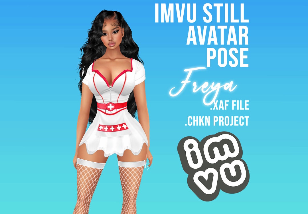 IMVU Still Avatar - Freya | .XAF Format With Instant Import .CHKN Project for Creators! Free to ...