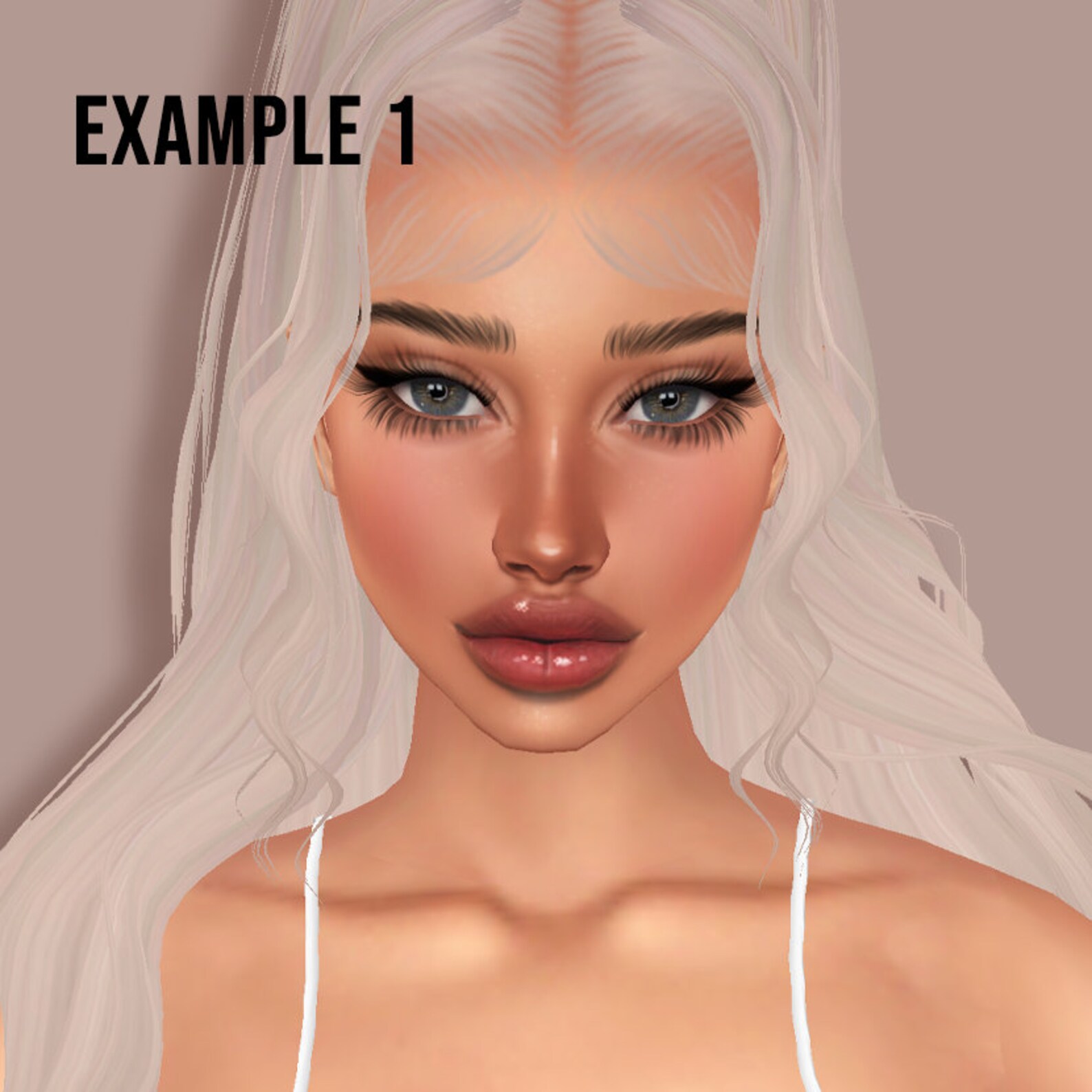 Any-skin Opacity Maps - IMVU Textures for Making Mesh Heads Transparent ...