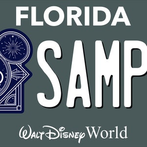 Walt Disney World 100th Anniversary License Plate - Etsy