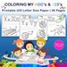 Coloring Pages for Kids, 36 Printable Color Pages for Kids, Preschool ...