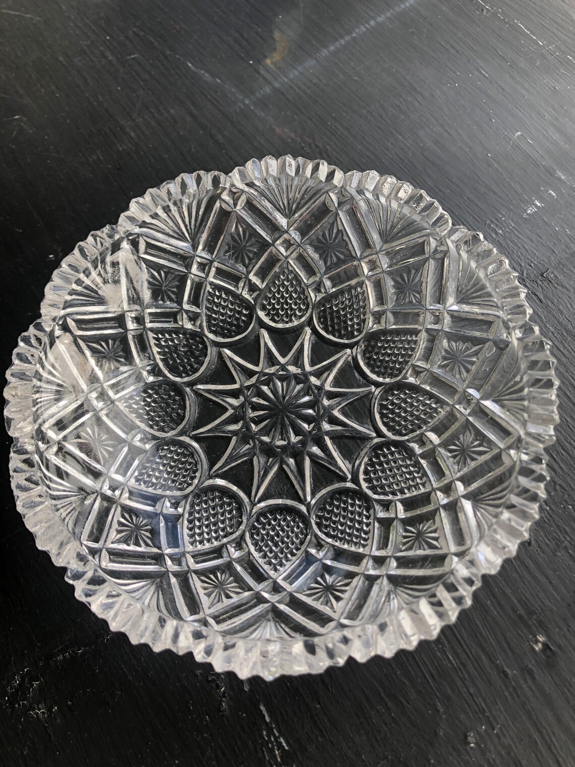 Cut Glass Candy Dishes Set of 4 - Etsy