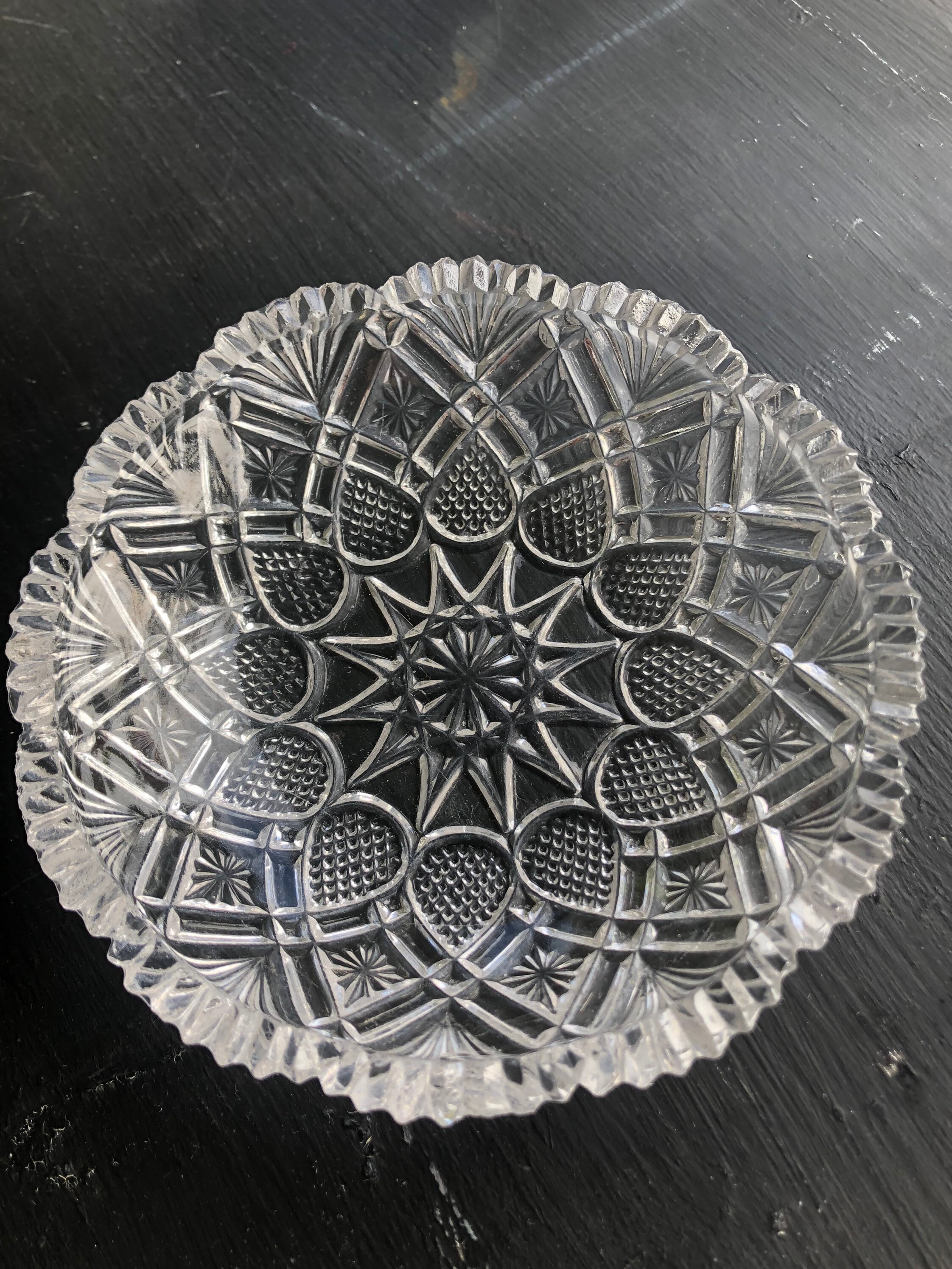 Cut Glass Candy Dishes Set of 4 - Etsy
