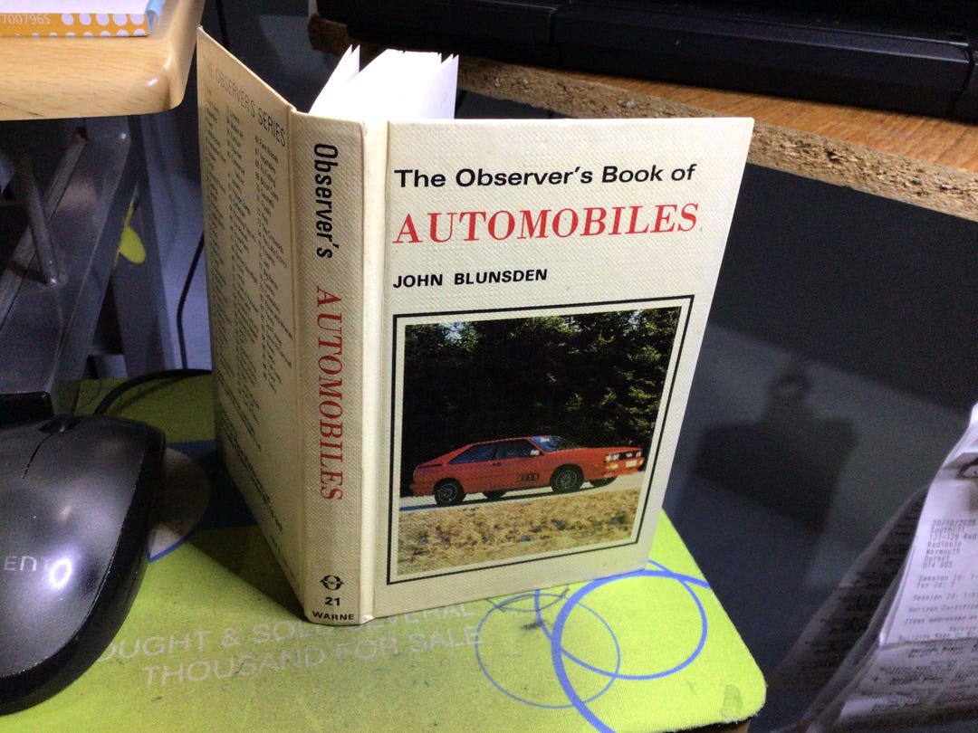 Observers Book of Automobiles 1981 - Etsy