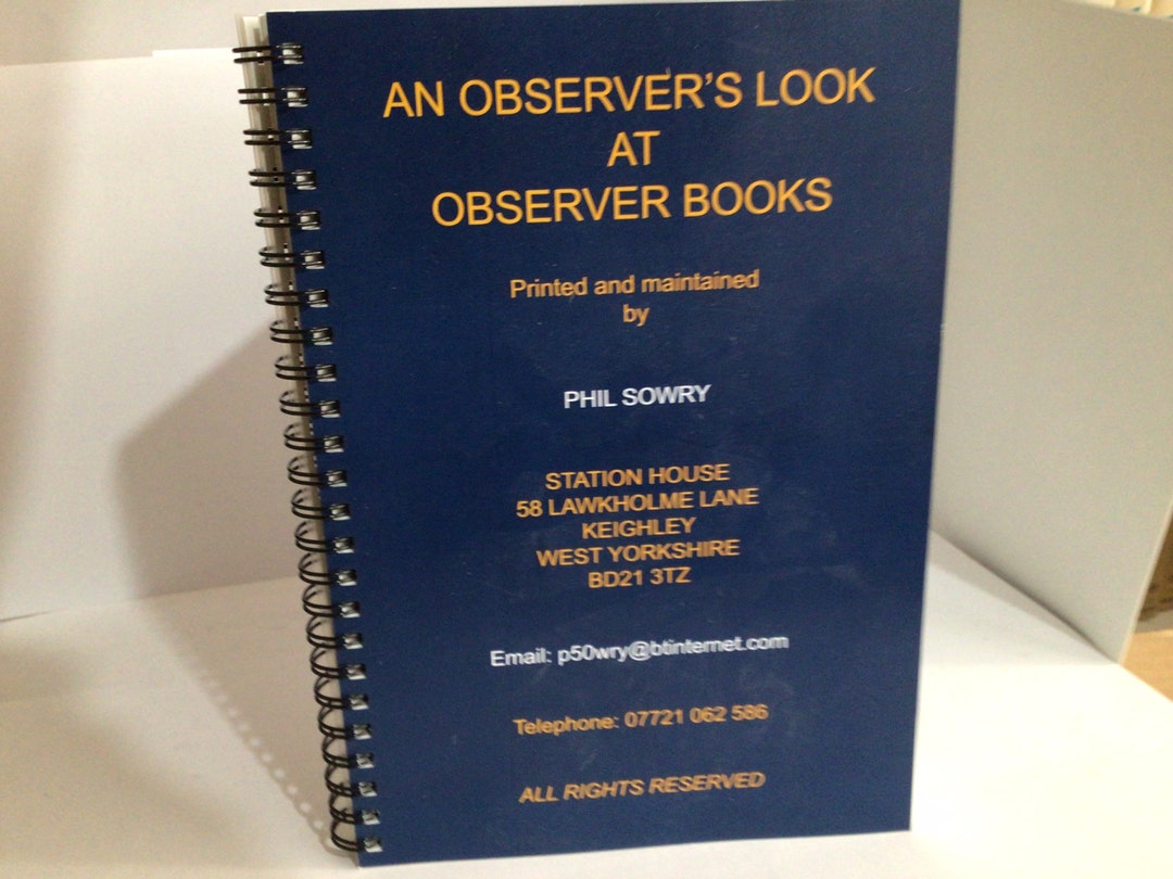 Observers Book Related an Observers Look at Observers Books - Etsy