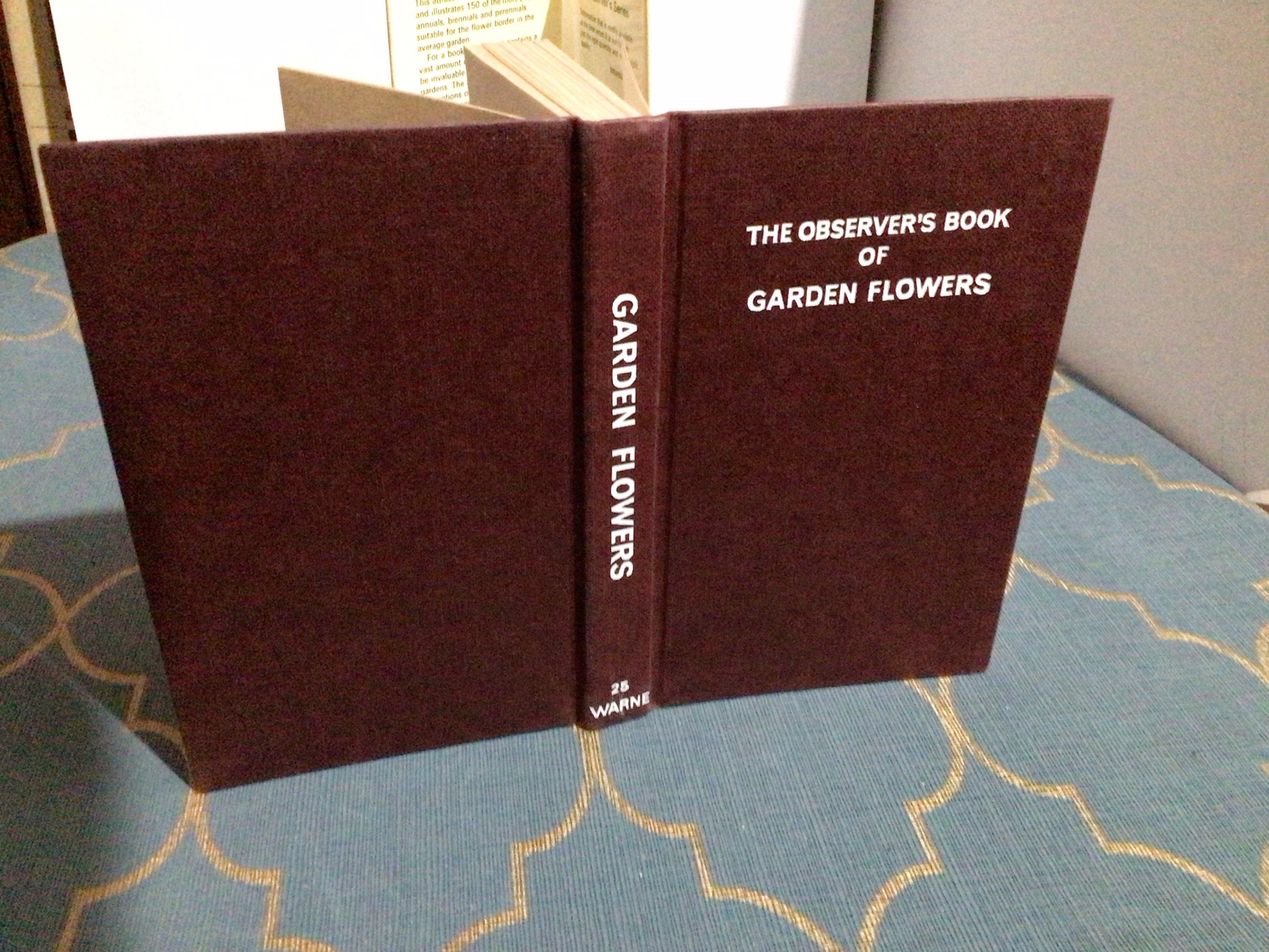Observers Book of Garden Flowers 1974 - Etsy