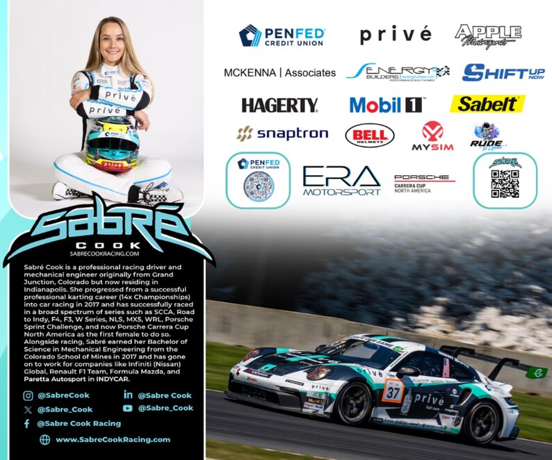 Signed Hero Card - Sabré Cook 2024 - Etsy