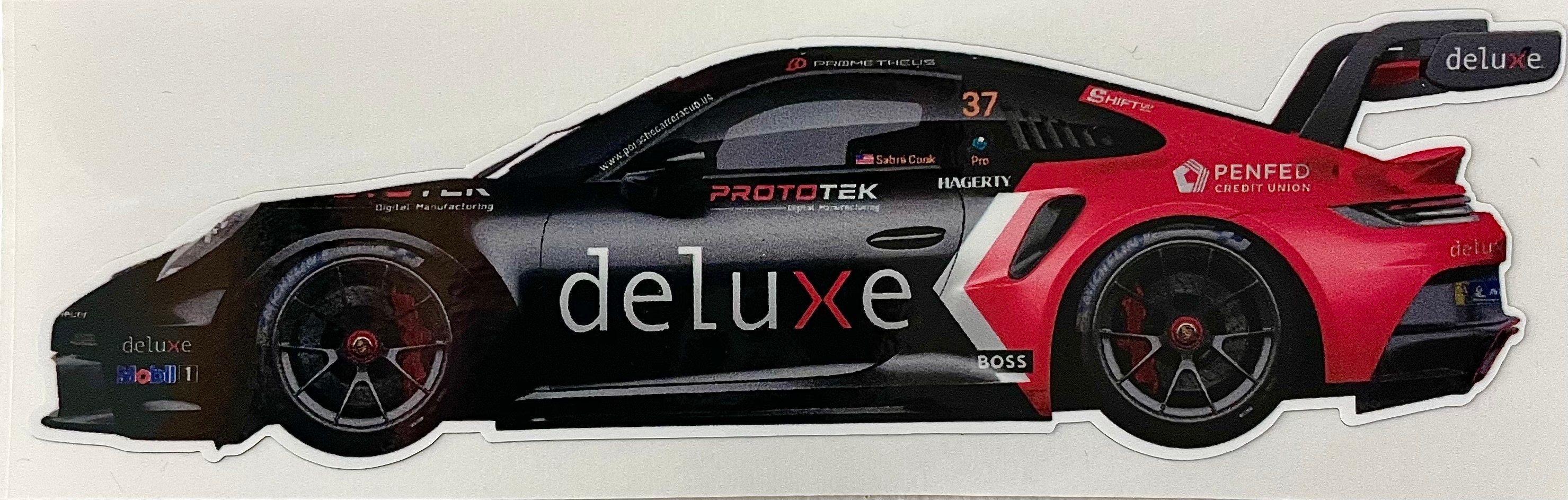 Racecar Sticker Exact Replica Sabré Cook's 2023 Porsche - Etsy