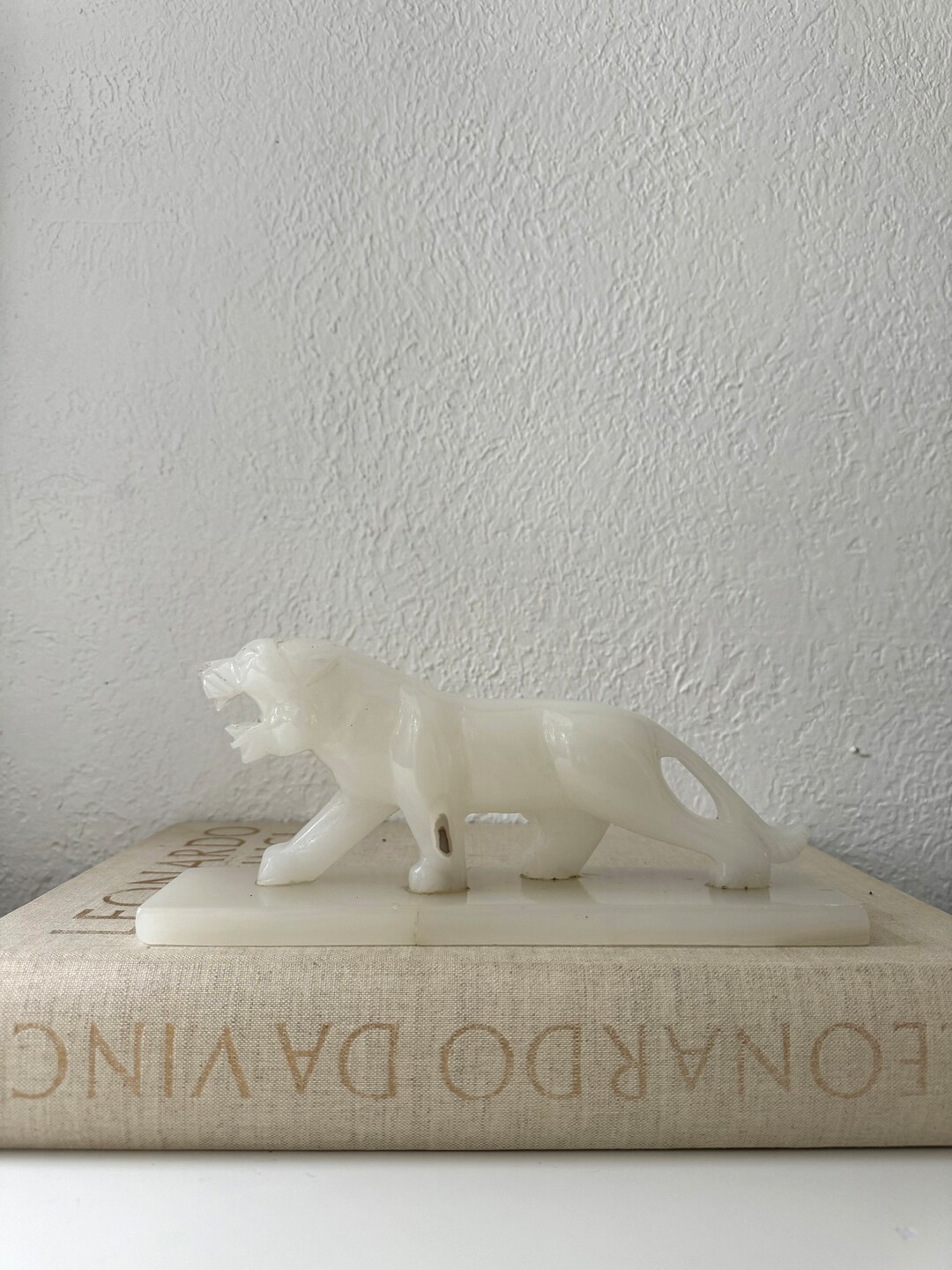 MCM Onyx Panther Statue Solid Onyx Shelf Decor - Etsy