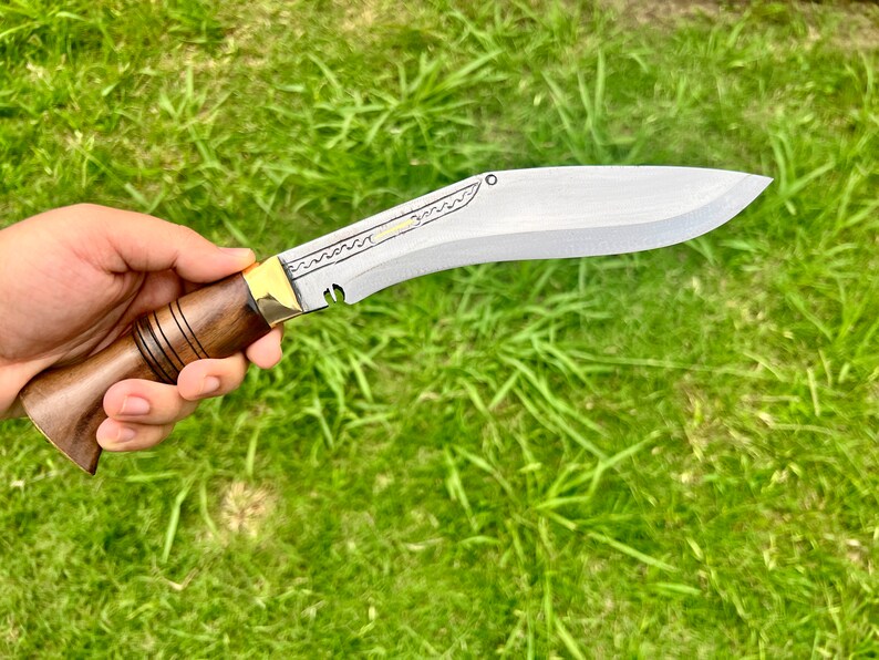 Authentic 8 Inch Hand-forged Blade Hunting Knife With Sheath, Gorkha ...