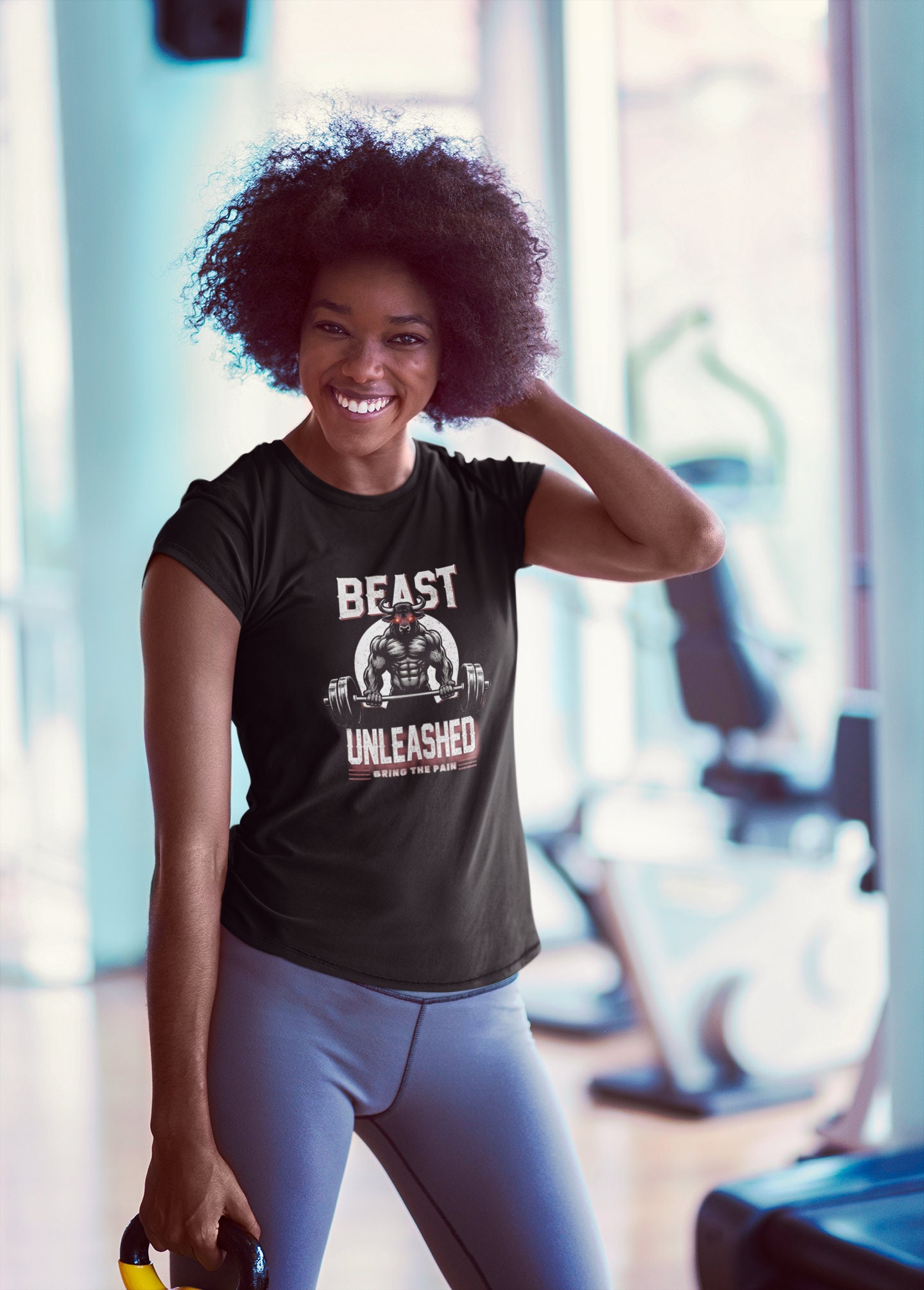 Beast Unleashed Gym T-shirt Gym Clothes for Men and Women Gymwear Fun ...